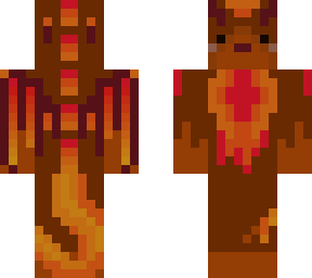 Fire Dragon | Minecraft Skin
