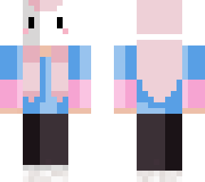 girl in a cat mask | Minecraft Skin