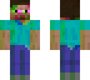Glitched Steve Minecraft Skins