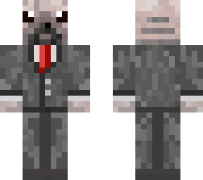 Pug With Suit | Minecraft Skin