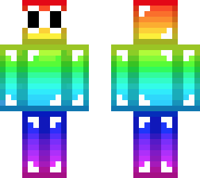 Rainbow Glasses | Minecraft Skins