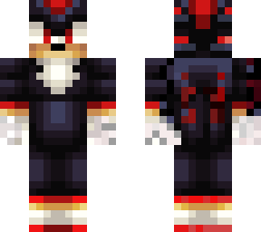 Shadow sonic edited | Minecraft Skin