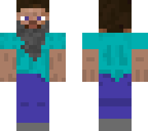 Steve With Beard | Minecraft Skins
