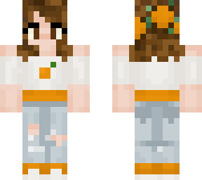tangerine girl | Minecraft Skin