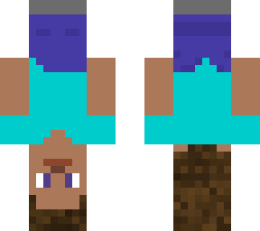 upside-down Steve | Minecraft Skin