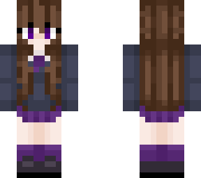 Alora Academy Girl Uniform (Burnette2) | Minecraft Skin