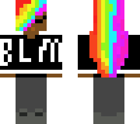 BLM an Pride Black girl :> (fixed) | Minecraft Skin