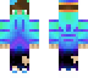 Cool Bright Neon Boy Minecraft Skins