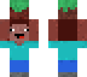 Glitched Steve Minecraft Skins