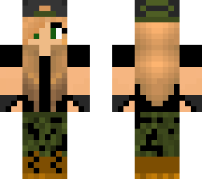 Army Girl | Minecraft Skins