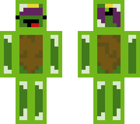 Emerald derp turtle | Minecraft Skin