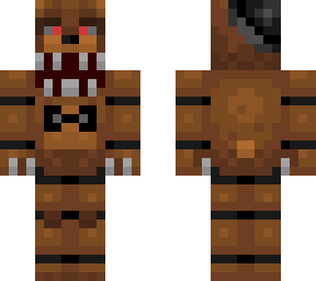 fnaf nightmare freddy | Minecraft Skins