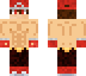 Red mamado 2 (haba un error en la primera xd) | Minecraft Skin