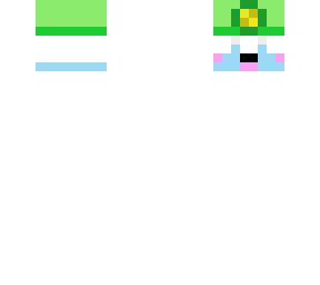 Skyblock Emerald Minion | Minecraft Skin