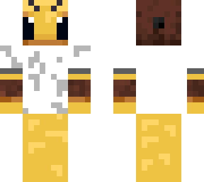 Bee wearing white t-shirt | Minecraft Skin