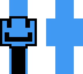 Smiley Blue Minecraft Skins