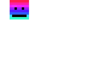 Head rainbow skeppy no smile | Minecraft Skin