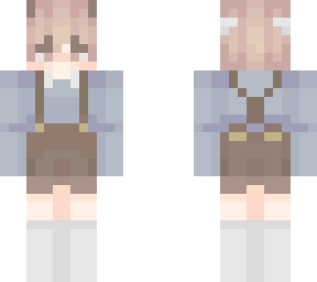 overall femboy | Minecraft Skin