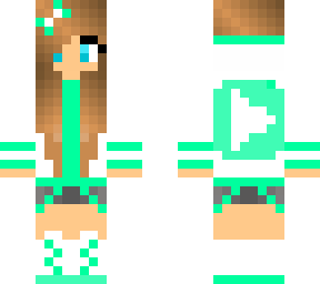 YouTube girl | Minecraft Skin