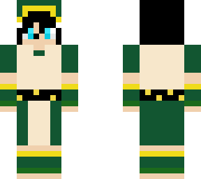 Avatar the last Airbender Toph | Minecraft Skin