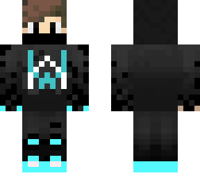 Blue alan walker | Minecraft Skin