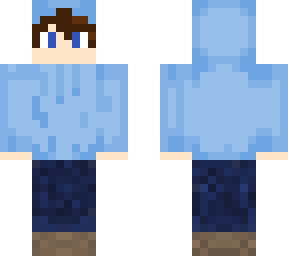 Blue Hoodie | Minecraft Skin