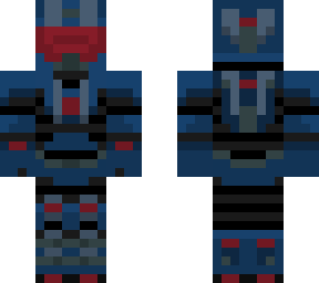 Blue Space Marine | Minecraft Skin