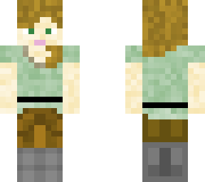 Brown Haired Alex + Alex Swimsuit (read desc) | Minecraft Skin