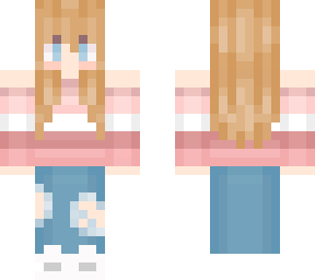 GIRL WITH BANGS | Minecraft Skin