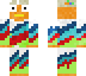 Striped tiko | Minecraft Skin