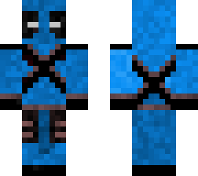 blue deadpool | Minecraft Skin