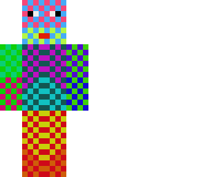 Crazy Color | Minecraft Skin