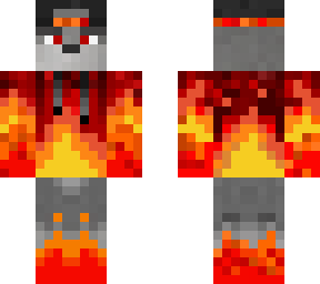 Fire Wolf | Minecraft Skin