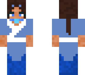 katara waterbender water waterkatara atla kataraatla | Minecraft Skins