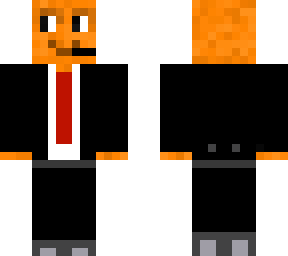 Orange Agent | Minecraft Skin