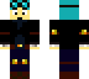 DanTDM blue hair (Part of the 2020 Youtuber Skin Set) | Minecraft Skin