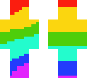 Rainbow Skin | Minecraft Skin