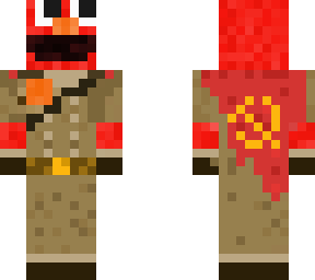 Communist Elmo | Minecraft Skin