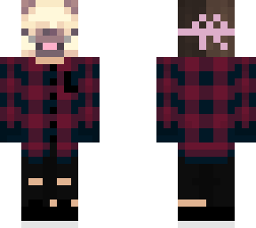 EBoy with pug mask | Minecraft Skin