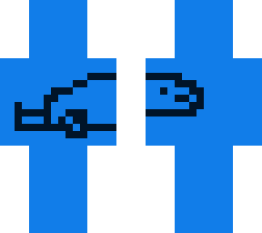 My First Pixel Art Dolphin | Minecraft Skin