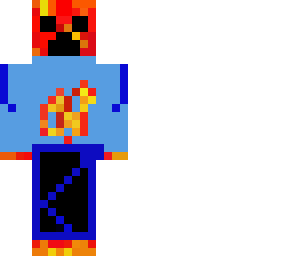 ocean blue lava preston | Minecraft Skin