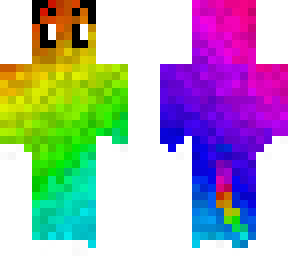 Rainbow Cat!!! | Minecraft Skin