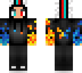 Red and blue #2 | Minecraft Skin