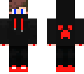 red creeper boy | Minecraft Skin