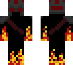 Armored Fire Demon Minecraft Skins