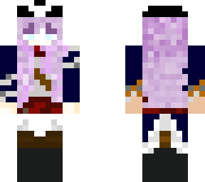 army captain girl | Minecraft Skin