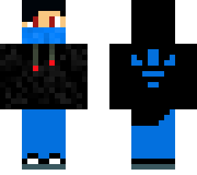 Blue and red adidas boy | Minecraft Skin