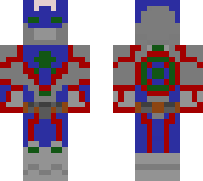 civil warrior Kryptonite suit | Minecraft Skin