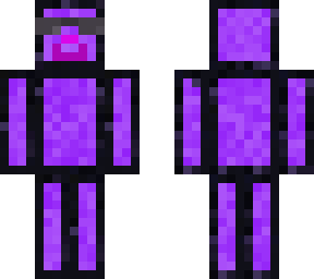 Nether portal person | Minecraft Skin