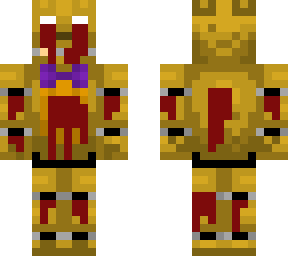 springlocked human in spring Bonnie suit | Minecraft Skin